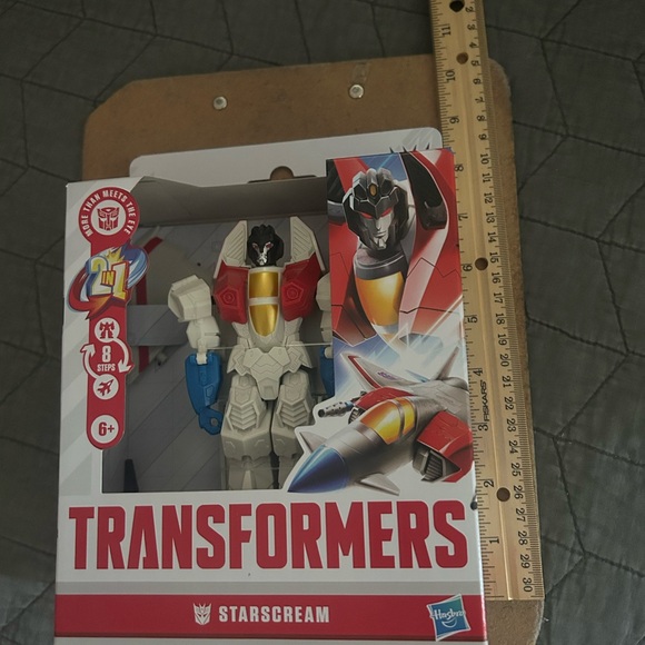Hasbro | Toys | Hasbro Transformers Starscream Figure With Red And Blue ...
